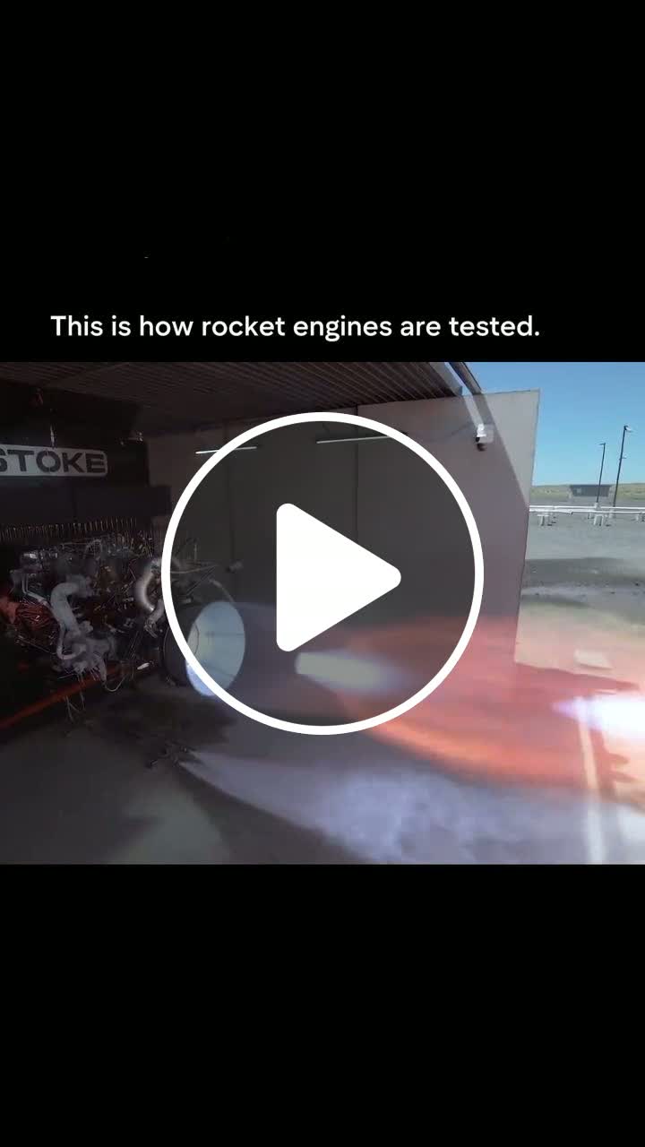 A rocket engine test is a key step to check if a rocket engine works ...