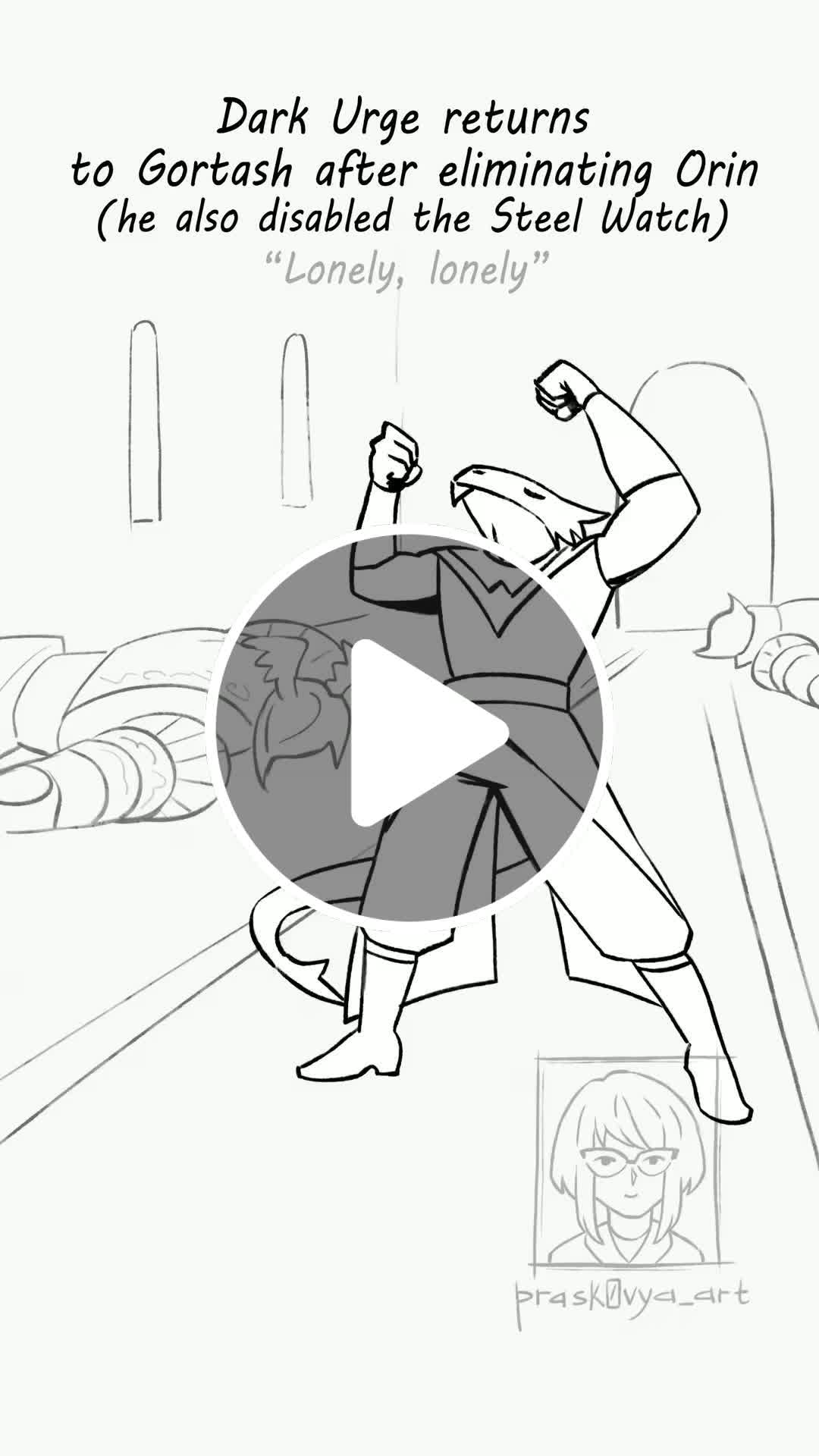 Durge did his best (animation) Song: Vintage - Eva (lonely dmc meme) # ...