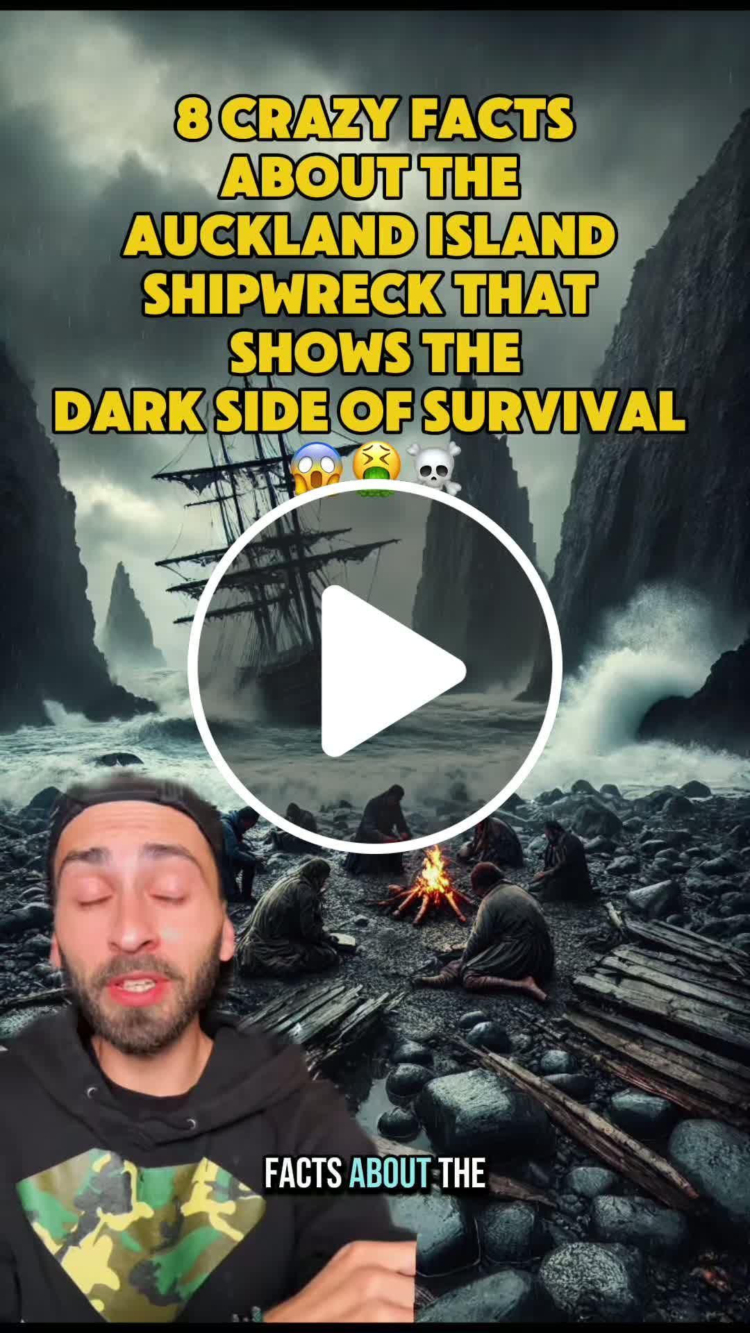 8 crazy facts about the Auckland Island shipwreck! 😱☠️🤮 #history # ...