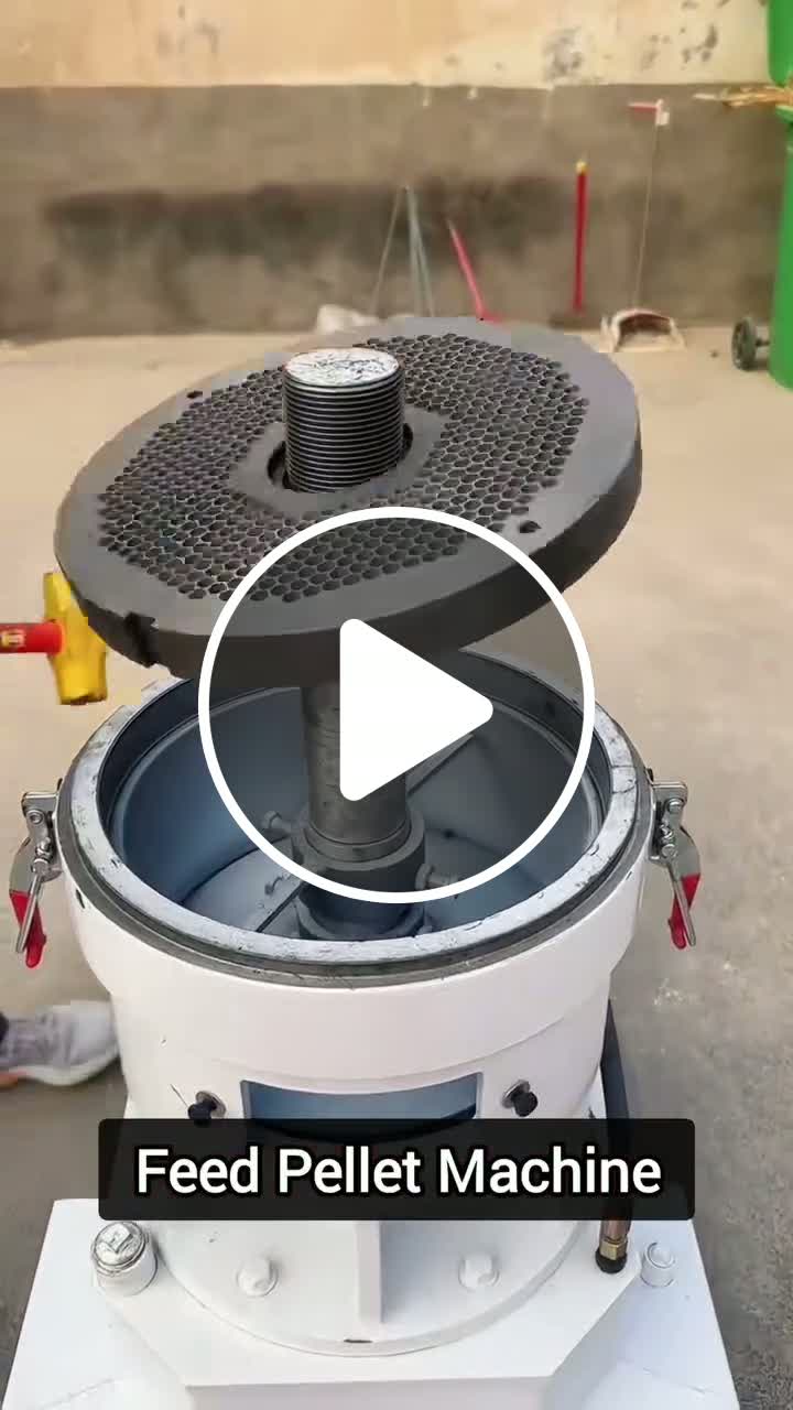 A Pellet Machine Compresses Raw Materials Into Compact Pellets, Widely ...