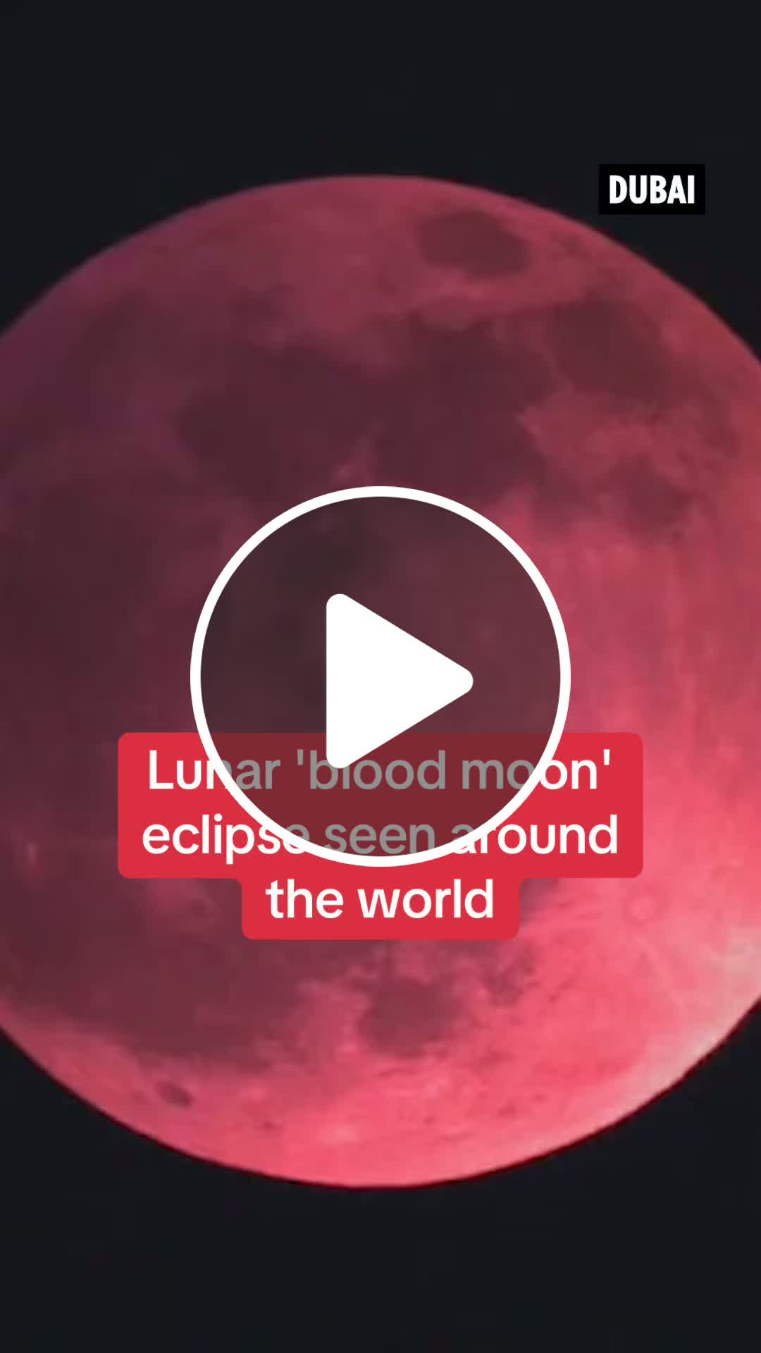A rare total eclipse saw the Moon turn deep red over the UK last night. The stunning spectacle ...