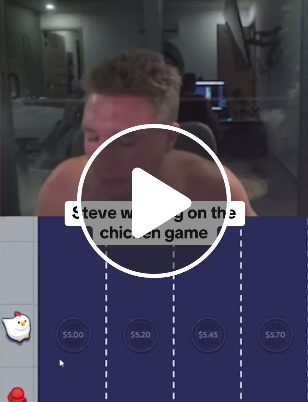 Steve wins big on the chicken game kickstreaming stevewilldoit - NewsBreak