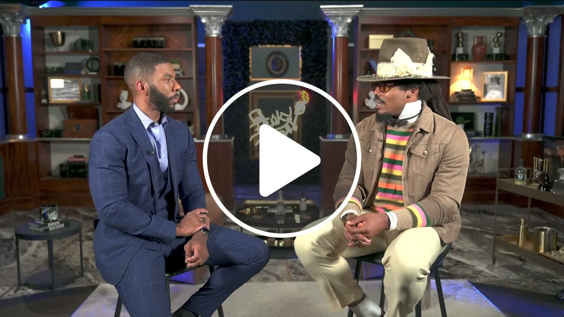 Portion of 1-on-1 interview with Cam Newton; speaks on professionalism as a content creator ...