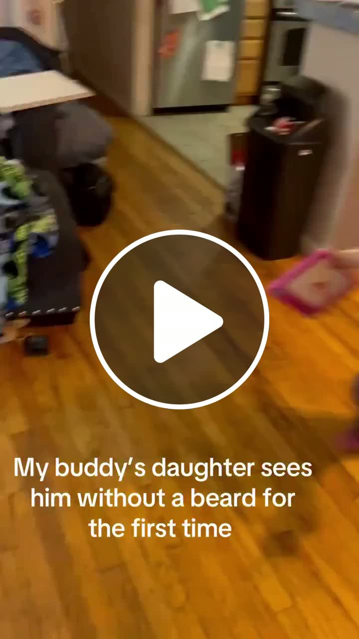 Whe. daughter sees me without beards. wait for her reaction - NewsBreak