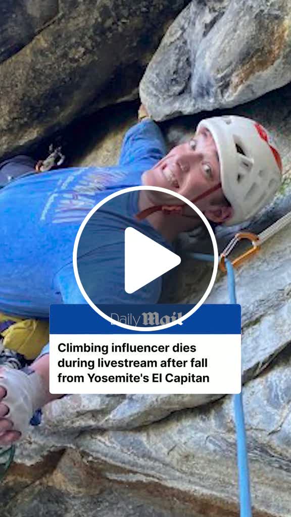A 23-year-old climbing influencer died while live-streaming as he ...