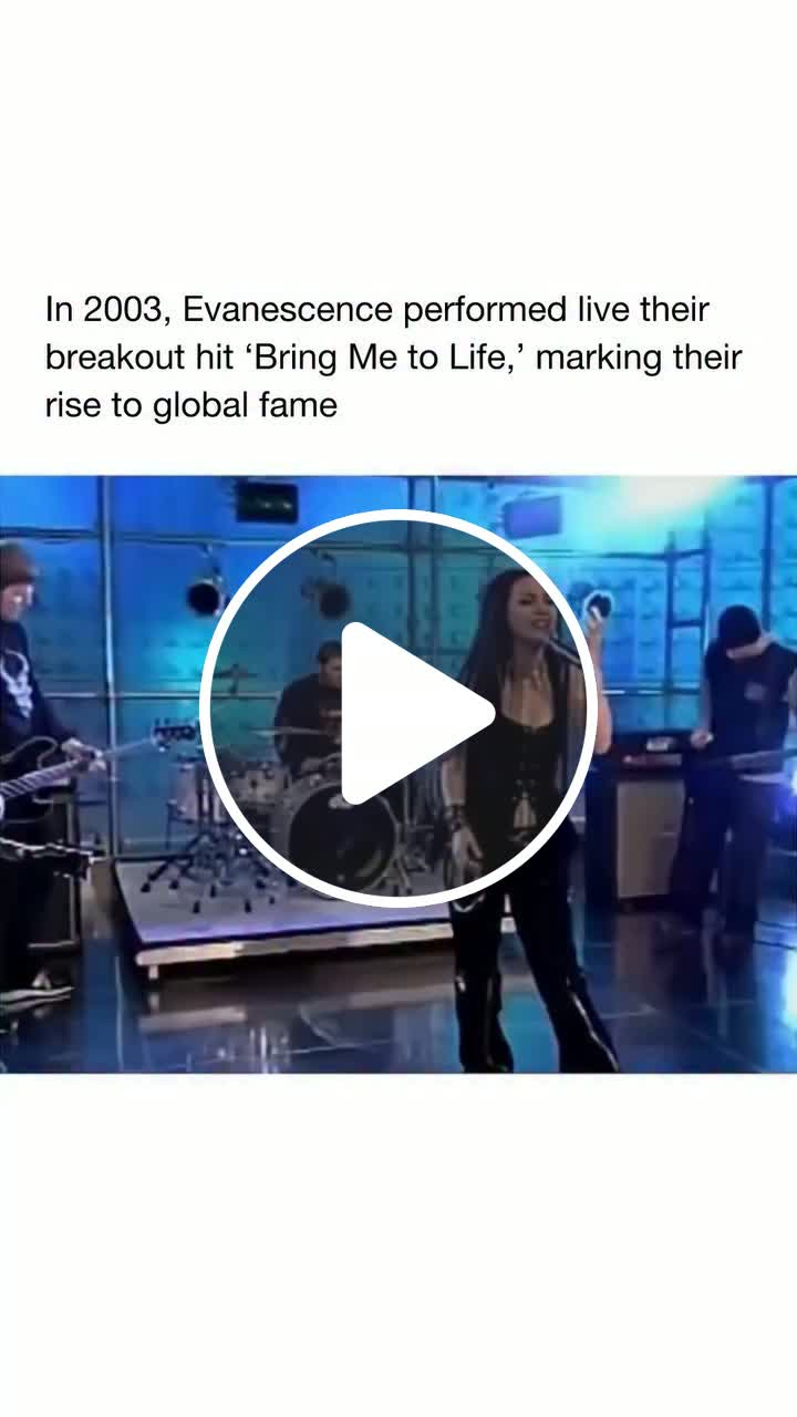 That raw, powerful energy! Amy Lee and Evanescence tearing up the stage ...