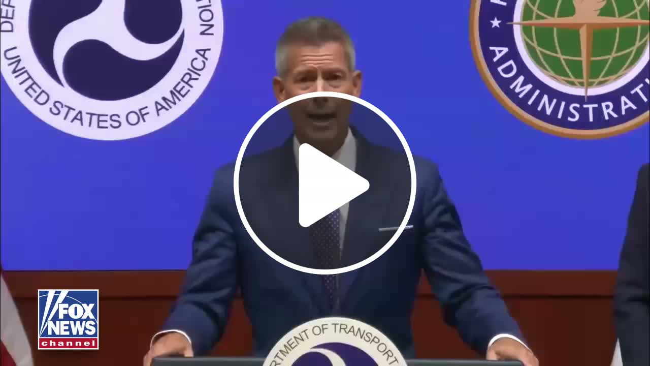 JUST IN Transportation Sec Duffy announces airspace restrictions amid ...