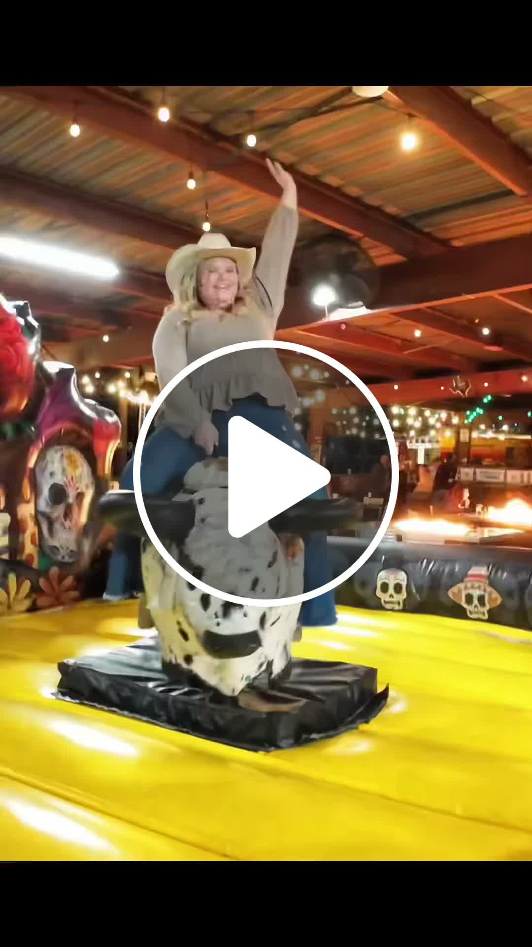 amazing bull riding 🔥🔥🐂🐂 #mechanicalbull #bullriding #bullrider #bull ...