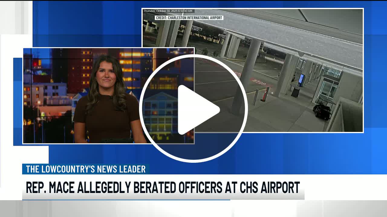 VIDEO: Mace allegedly berated officers at Charleston airport, report ...