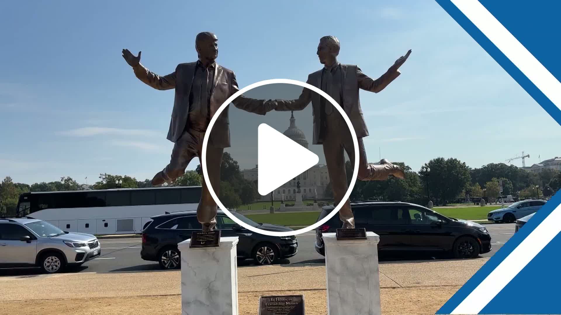 Trump and Epstein statue appears on National Mall - NewsBreak