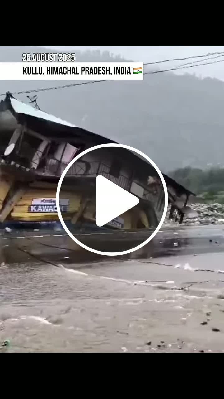 What Caused the Deadly Flash Flood in Kullu 🌊😱 A devastating flash ...