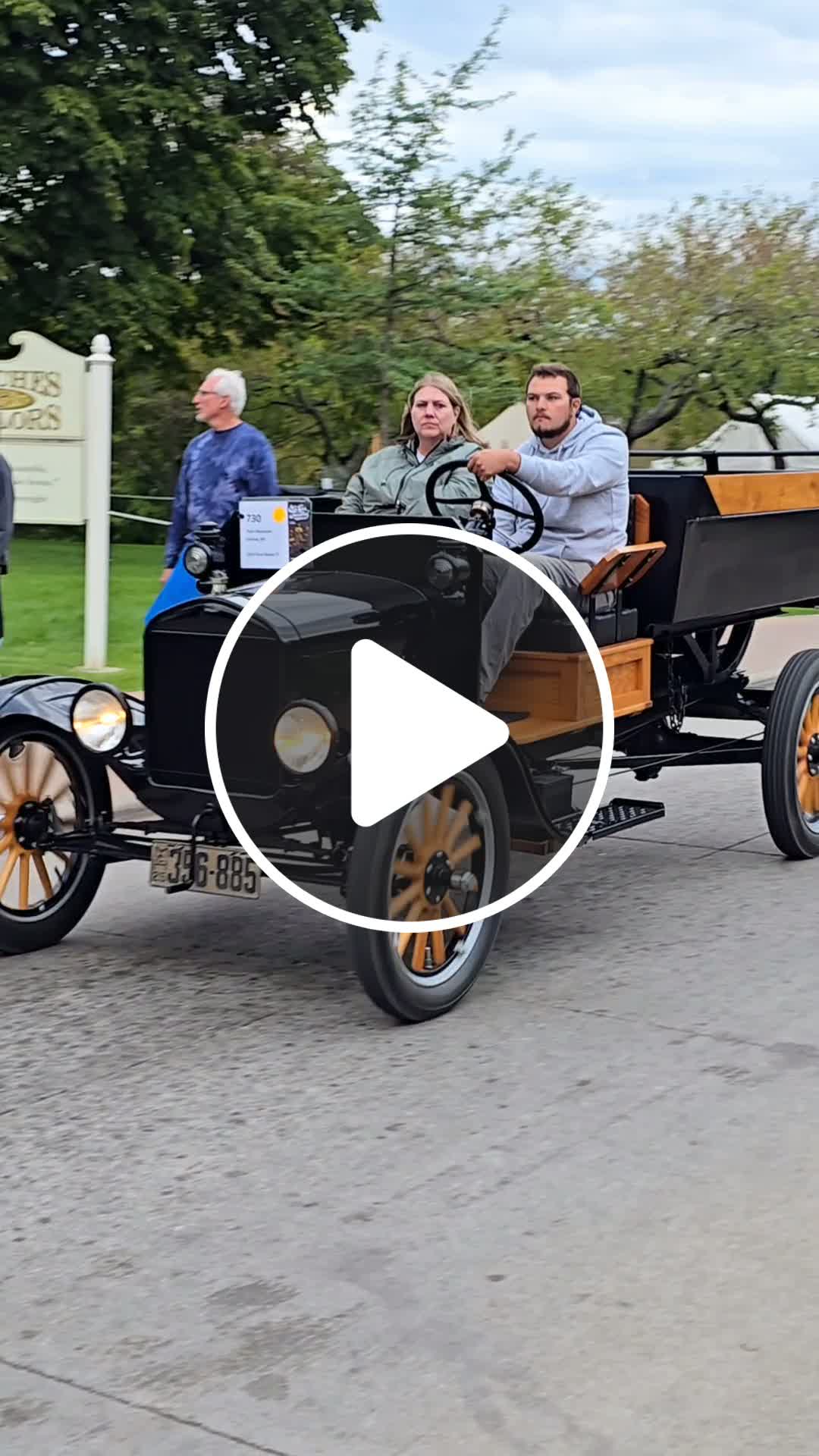 1925 Ford Model TT Dump Truck Drive By Engine Sound Old Car Festival ...
