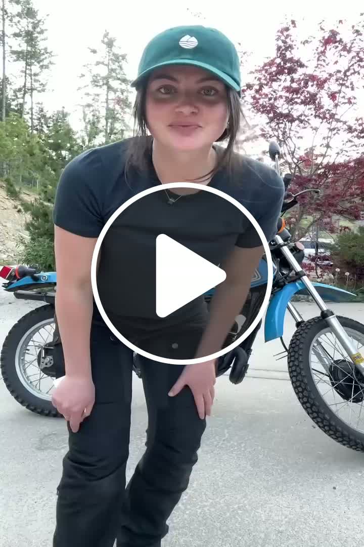 Kickstarting my 1977 Yamaha motorcycle for the first time. Excited to take this into the ...