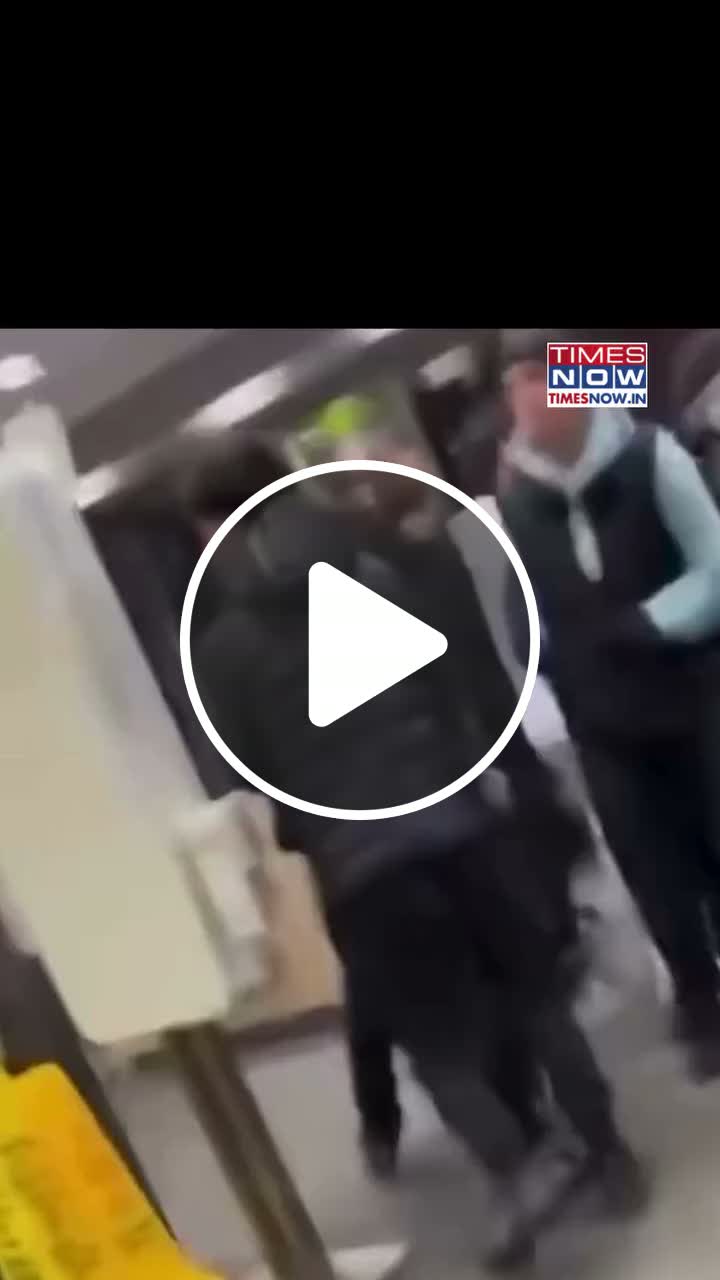 Shocking footage showed a man shouting disgusting racist abuse at an ...