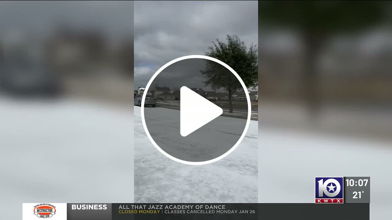 snow day in central texas videos - NewsBreak