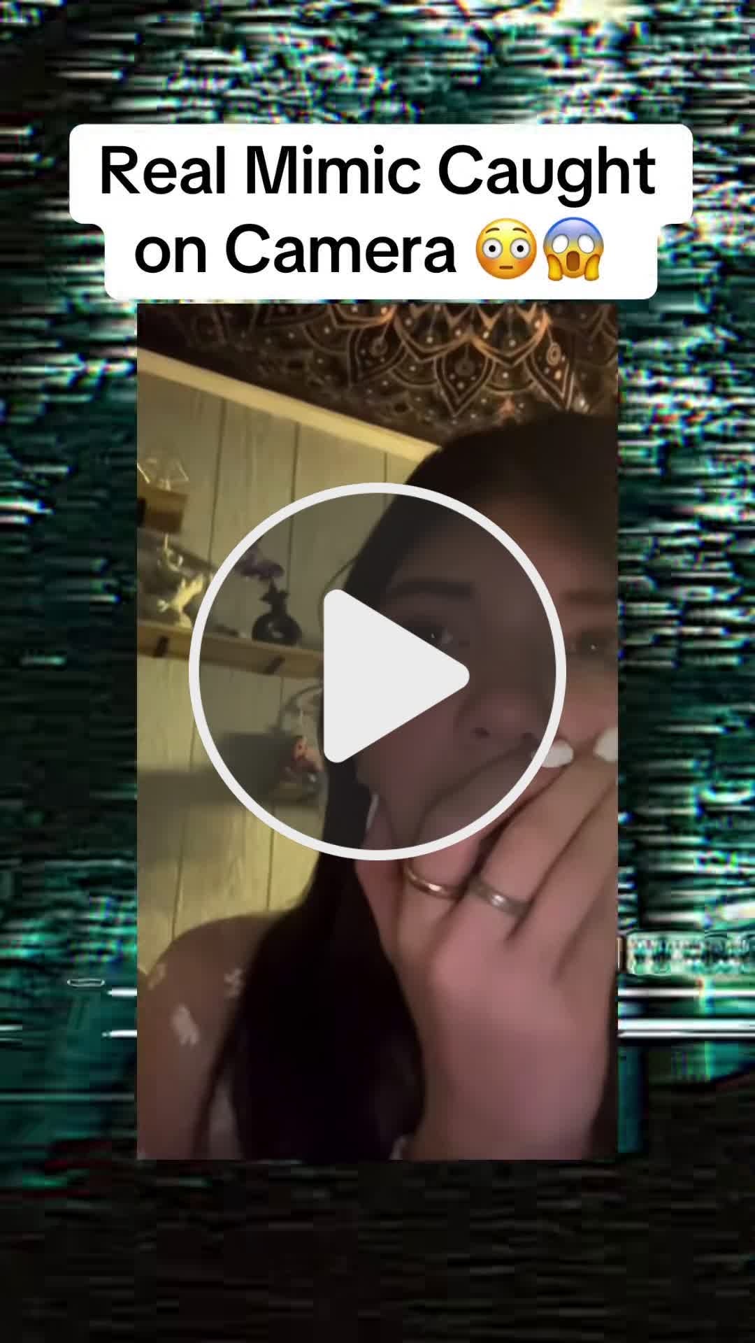 Real Mimic Caught on Camera 😳😱 . #scary #mystery #horror #creepy #mimic ...