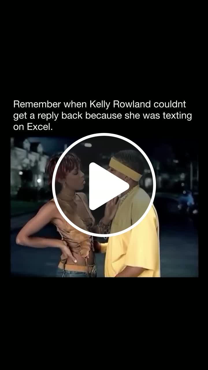 She was pouring her heart out… on Microsoft Excel 😭kelly rowland is an ...