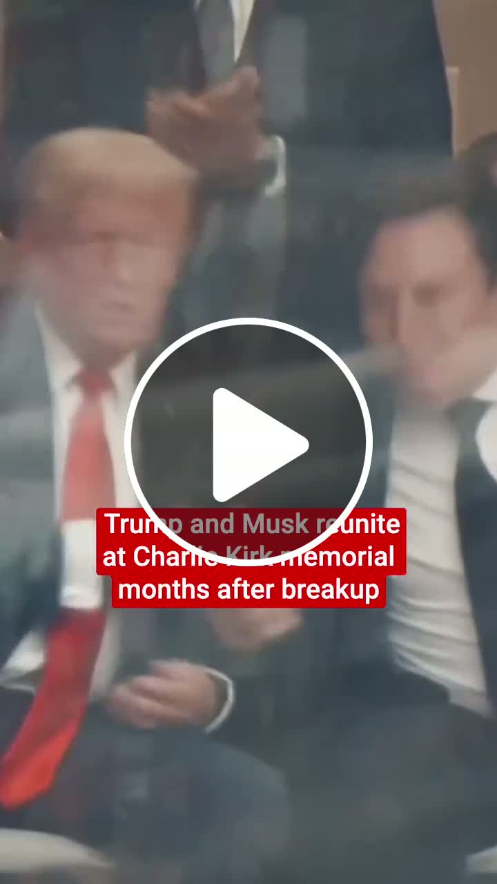 Watch Donald Trump and Elon Musk shake hands as the pair reunited at ...
