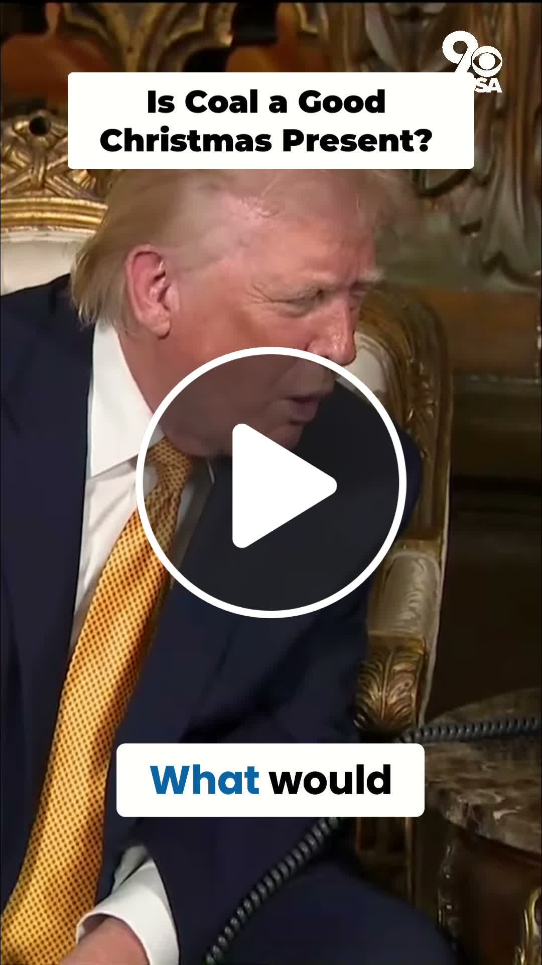 Coal for Christmas? President Trump takes calls from Children calling ...