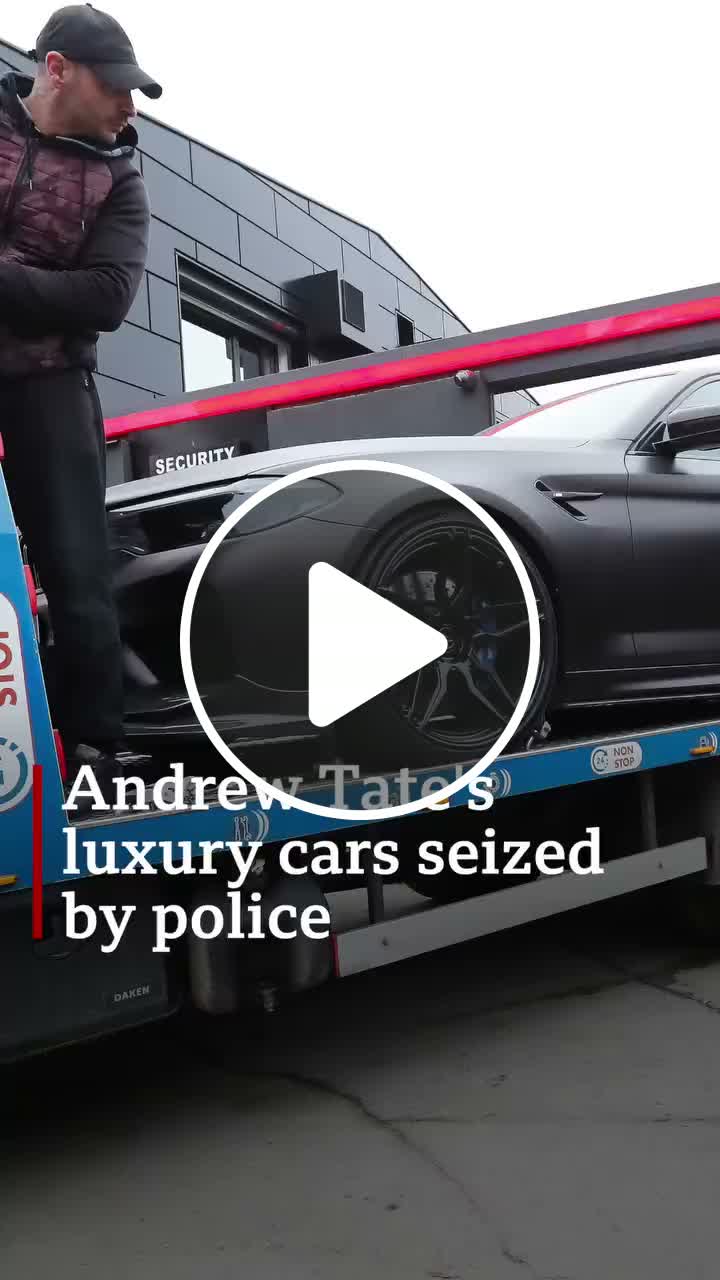 Luxury cars seized from property of Andrew Tate - NewsBreak