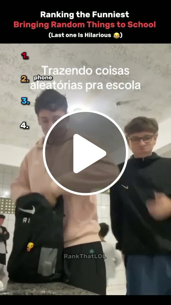 Ranking The Funniest Bringing Random Things To School Schoolpranks
