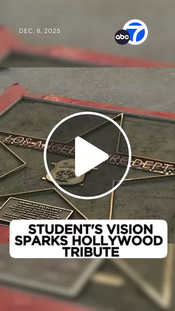 LAFD to get Walk of Fame star thanks to letter from 8th-grader - NewsBreak