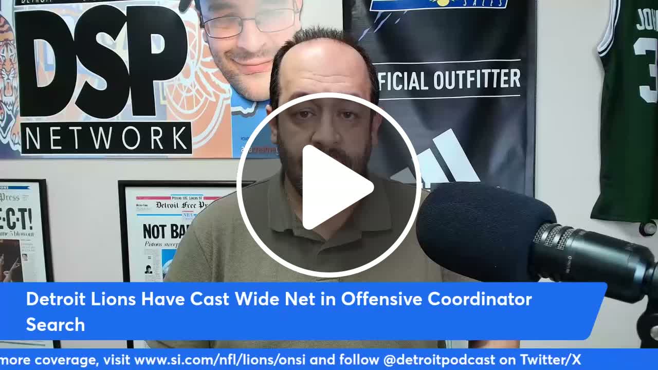 Detroit Lions Cast Wide Net in Offensive Coordinator Search - NewsBreak