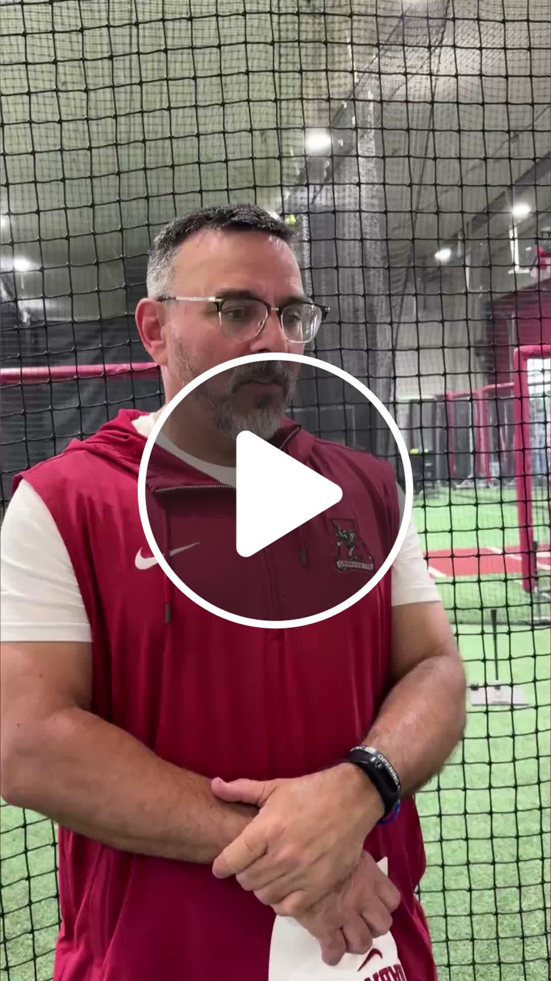 Patrick Murphy explains message to Alabama softball's Vic Moten after ...