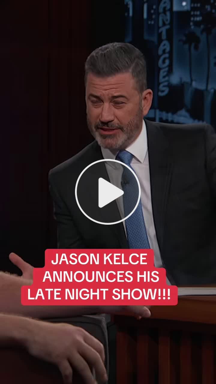 Jason Kelce announces his new late night show! - NewsBreak