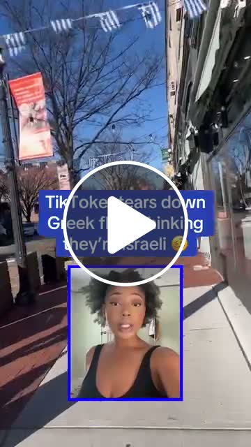 A TikToker mistakenly ripped down Greek flags in front of a gyro ...
