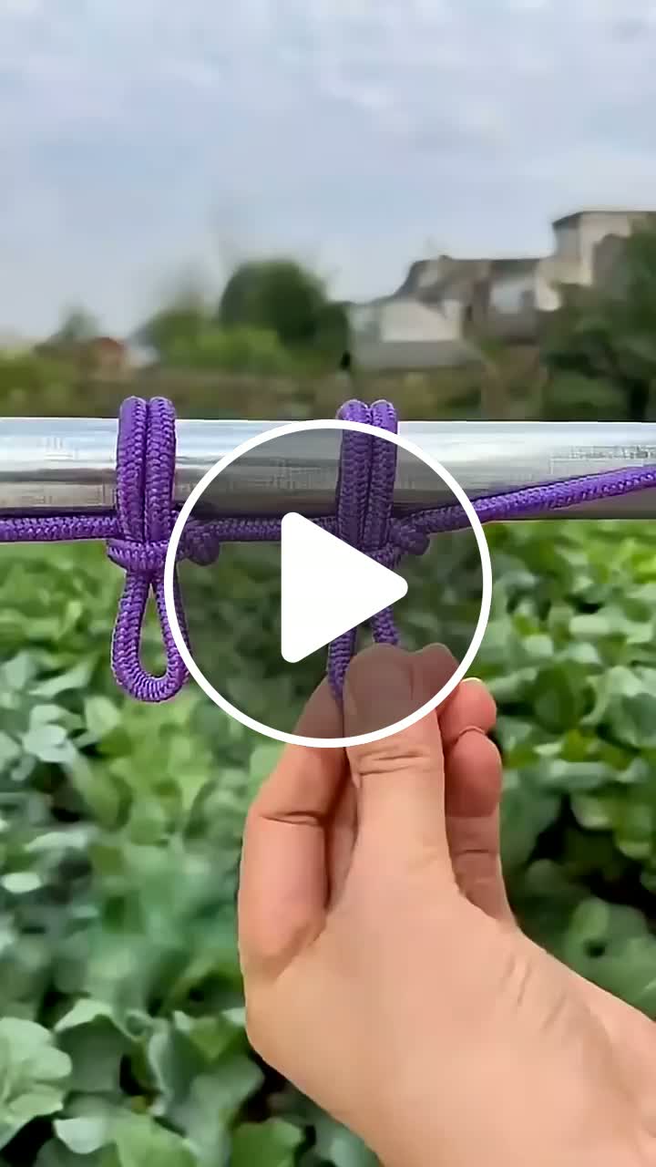 A Secure Knot for Clotheslines #knowledge #knot #rope - NewsBreak