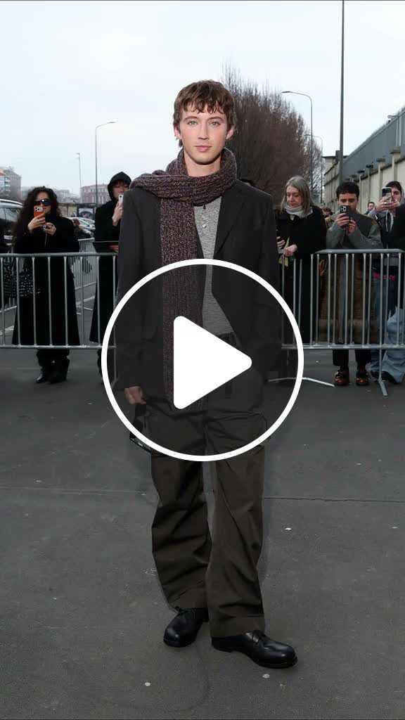 All eyes on Milan Troye Sivan, Louis Partridge, Nicholas Hoult, and ...