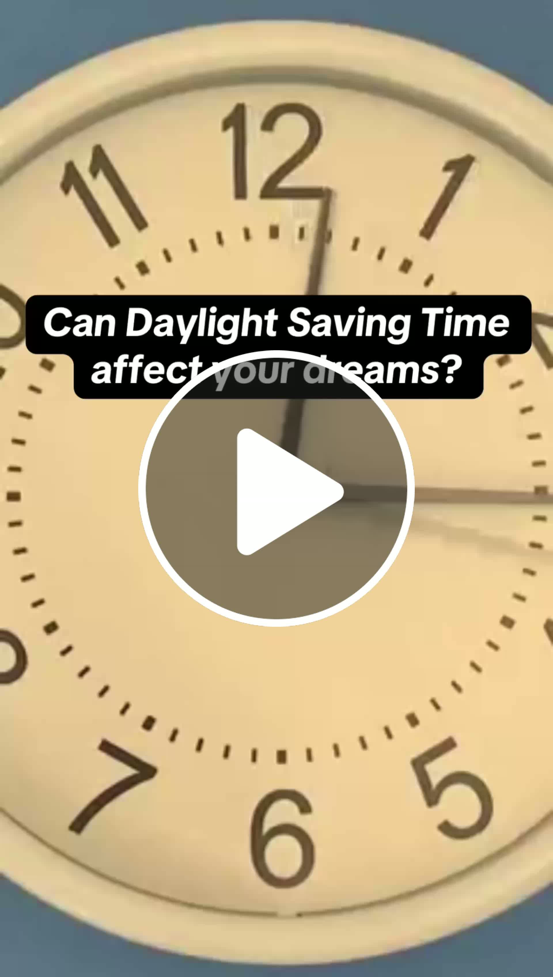 Can Daylight Saving Time affect our dreams? - NewsBreak