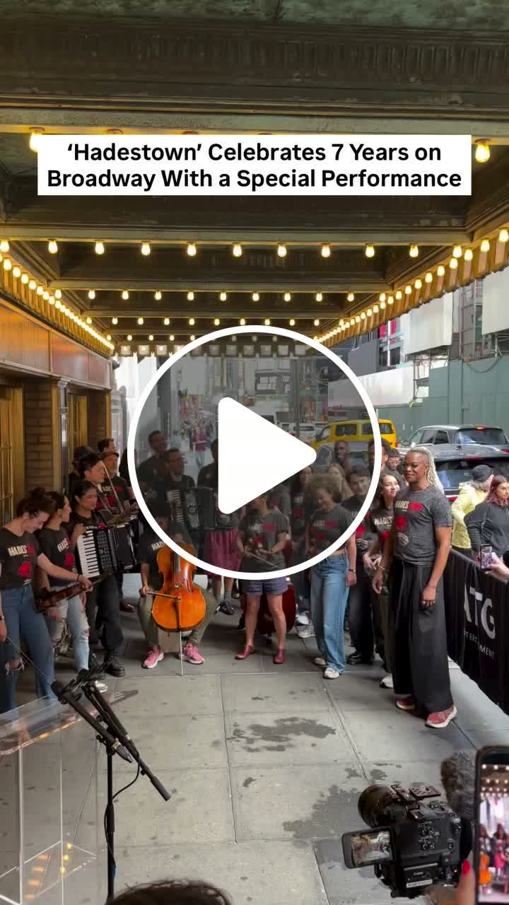 Hadestown cast celebrating 7 years this is amazing - NewsBreak