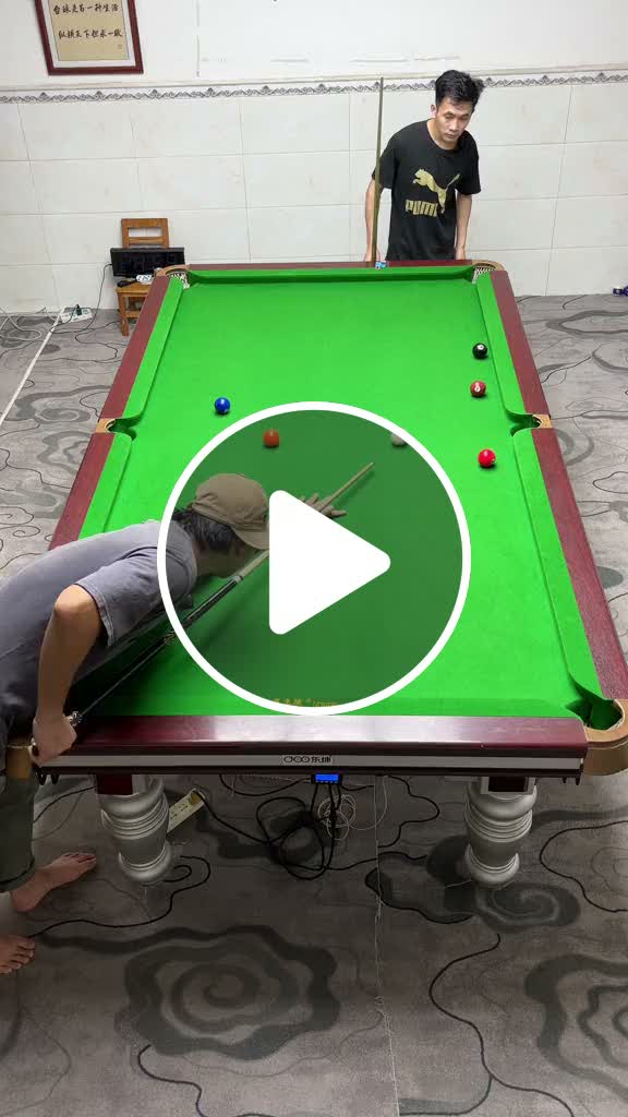 Did that just happen?! The craziest pool table shot ever—one rail, two ...