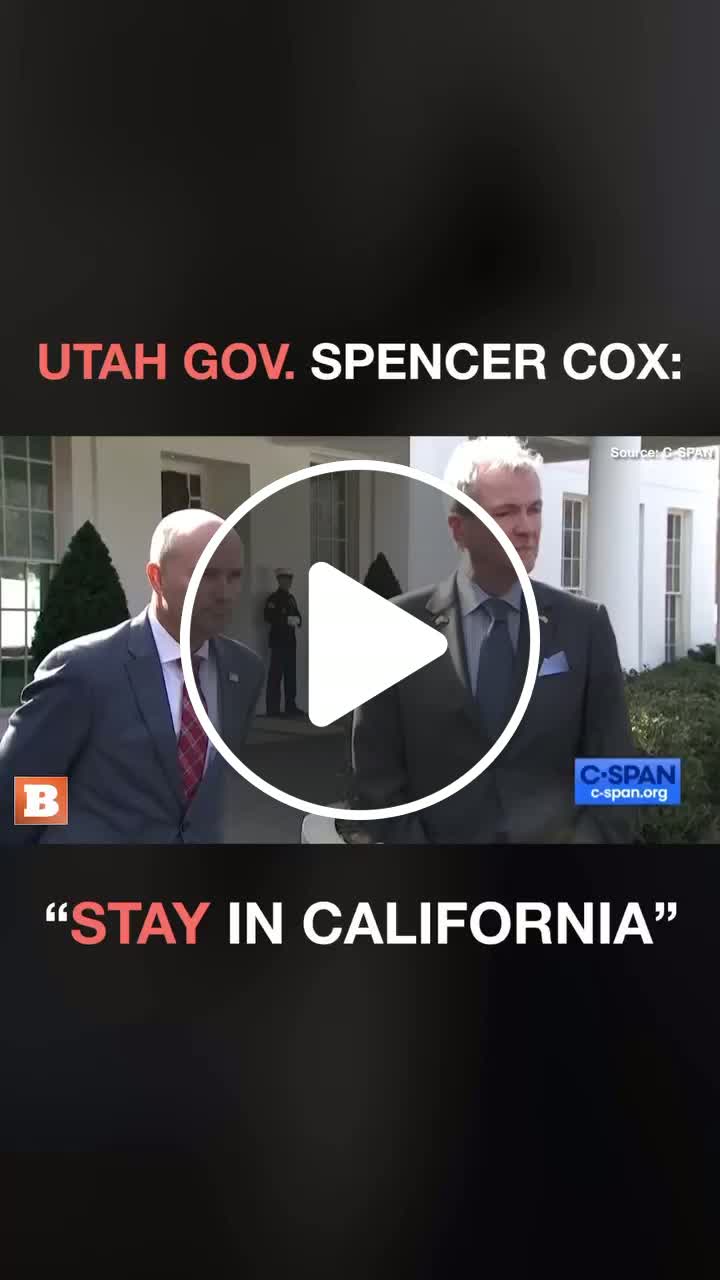 Utah Governor Spencer Cox (R) suggested Friday it would be best for ...