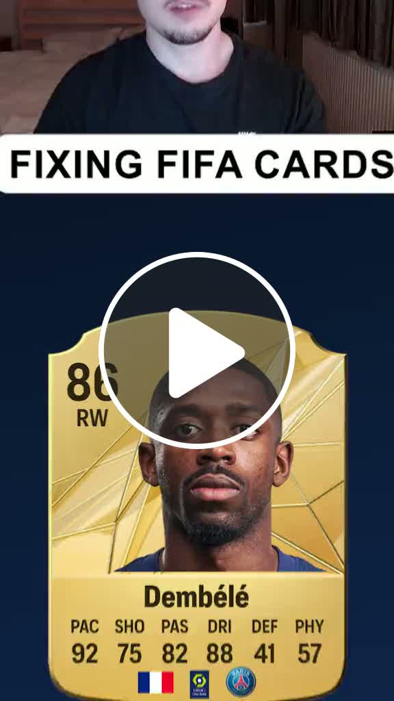 Fixing Ousmane Dembele s Fifa Card fc25 fifa championsleague 25367 # ...