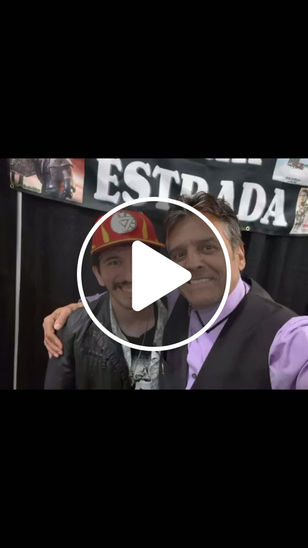 Me taking a picture with actor Eric Estradafrom the tv series CHiPs at ...