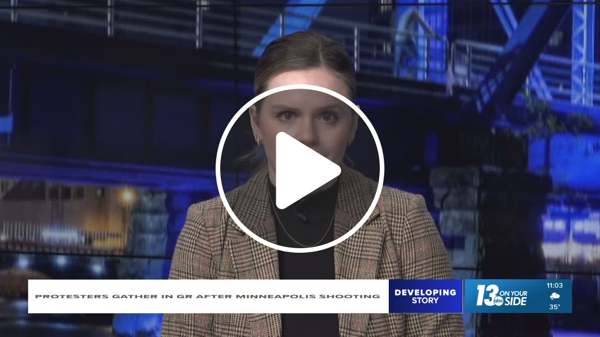 Protesters gather in Grand Rapids to honor woman shot and killed by ICE ...