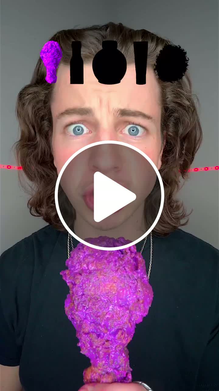 Korean Purple Fried Chicken #spicy #challenge - NewsBreak