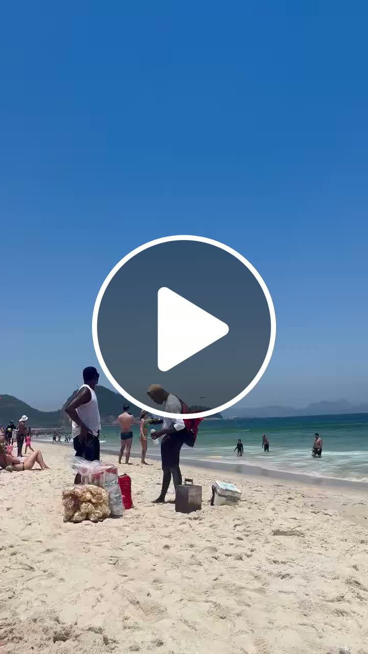 Emergency helicopter hovers over Copacabana Beach after plane crash ...