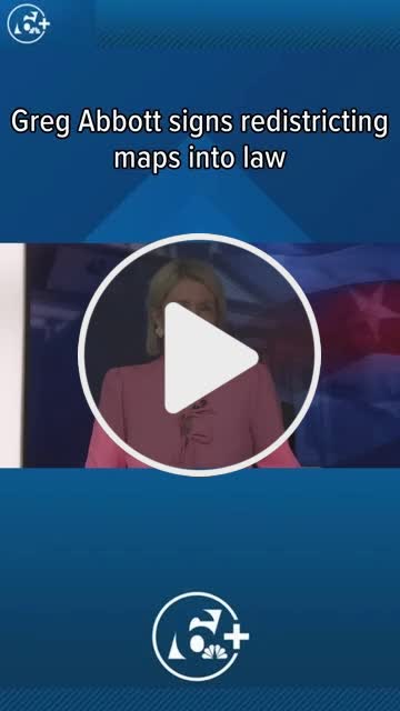 Gov. Abbott signs redistricting map into law - NewsBreak
