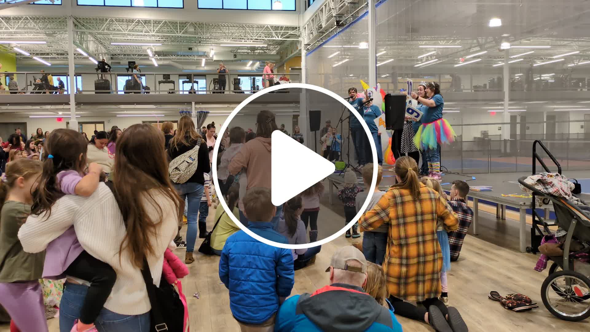 The final countdown to Noon Year's Eve at Holland Twp. Community Center ...