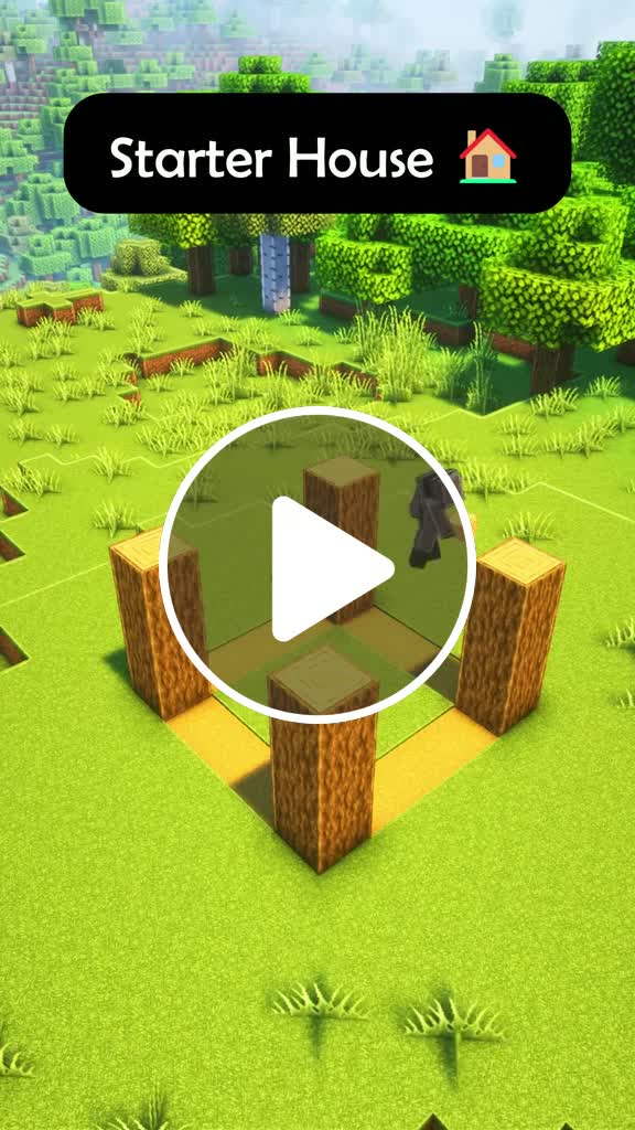 Minecraft Starter House Minecraft minecraftbuilds minecrafttutorial minecraftbuilding 16854 # ...