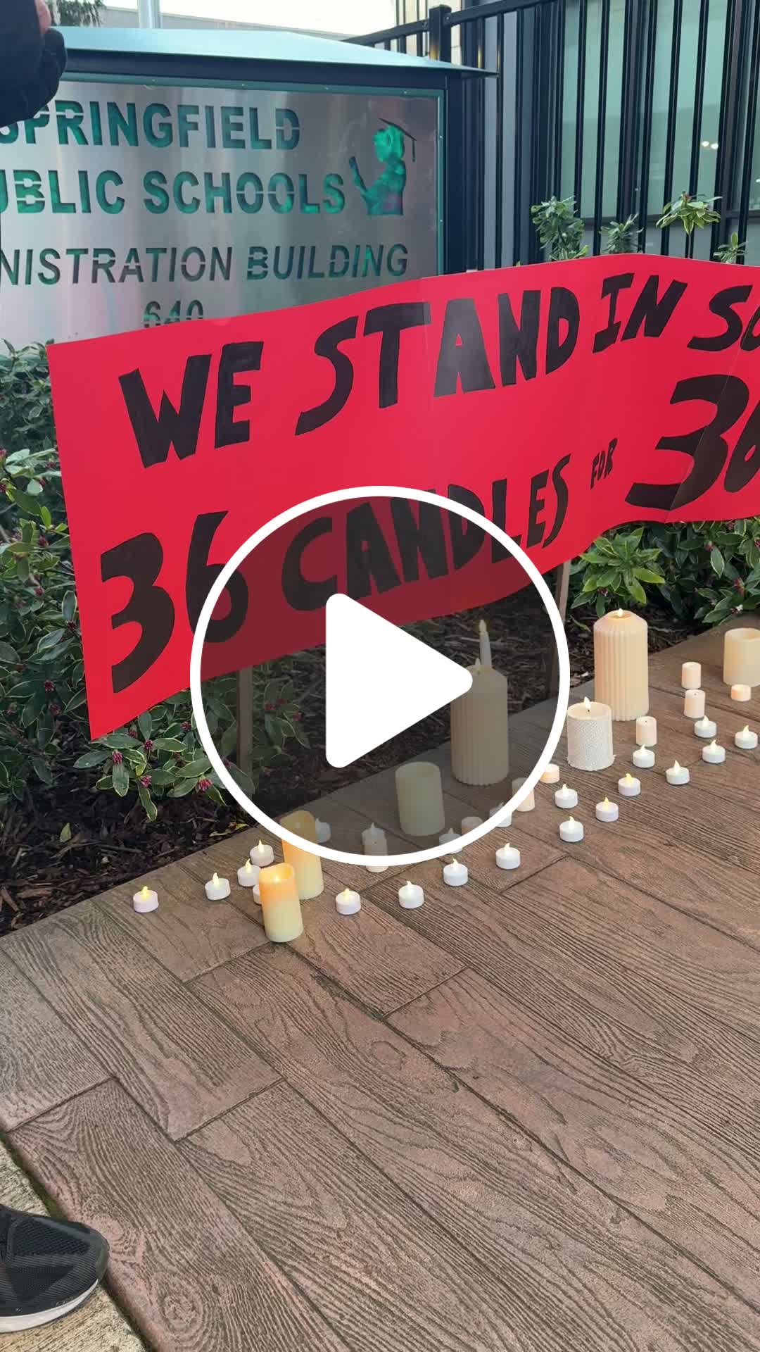 Springfield vigil mourns loss of teaching jobs - NewsBreak