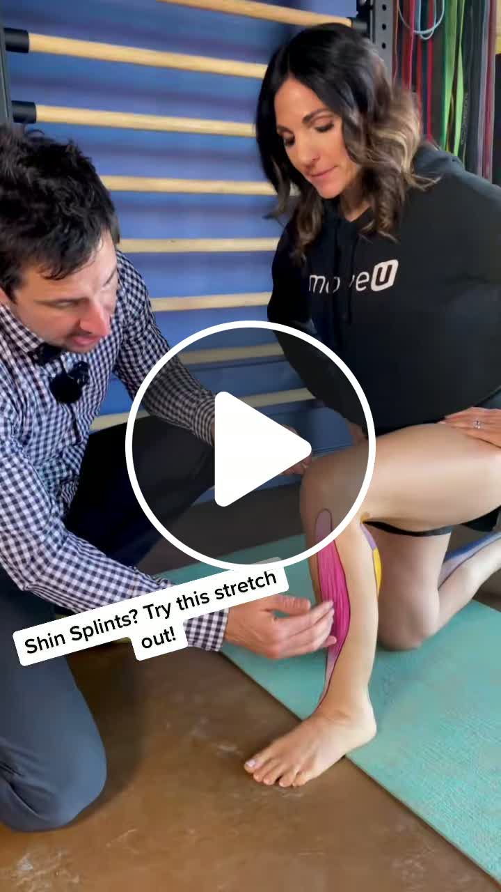 The stretch your shins didnt know they needed 💥 #shinsplints #anklepain ...