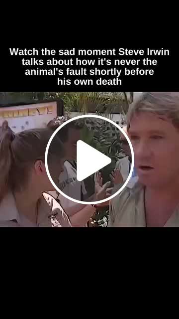Steve Irwin's Last Words Before His Death 😢💔 - NewsBreak