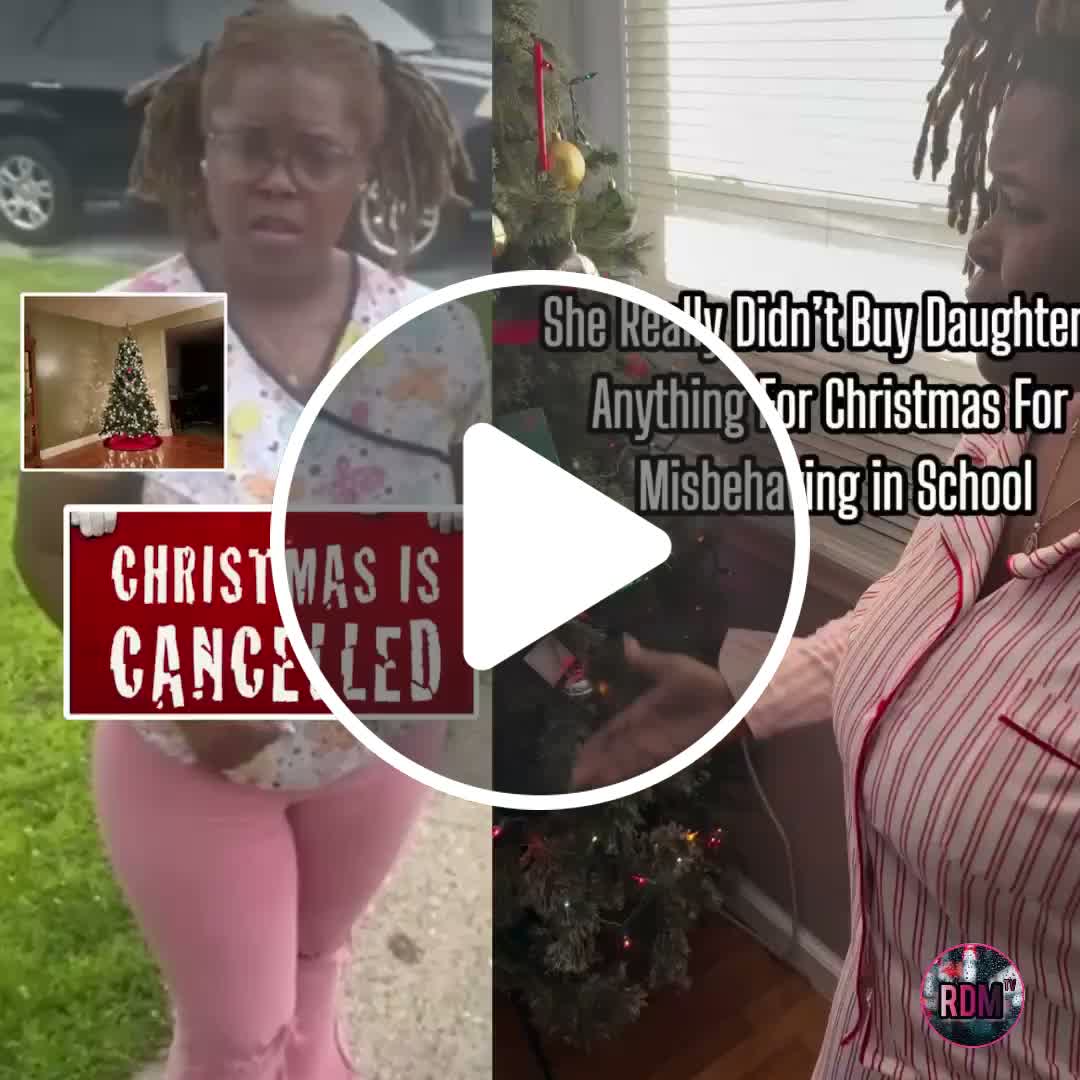 #FirstVideoChallenge Mother got her kids zero gifts for Christmas after ...