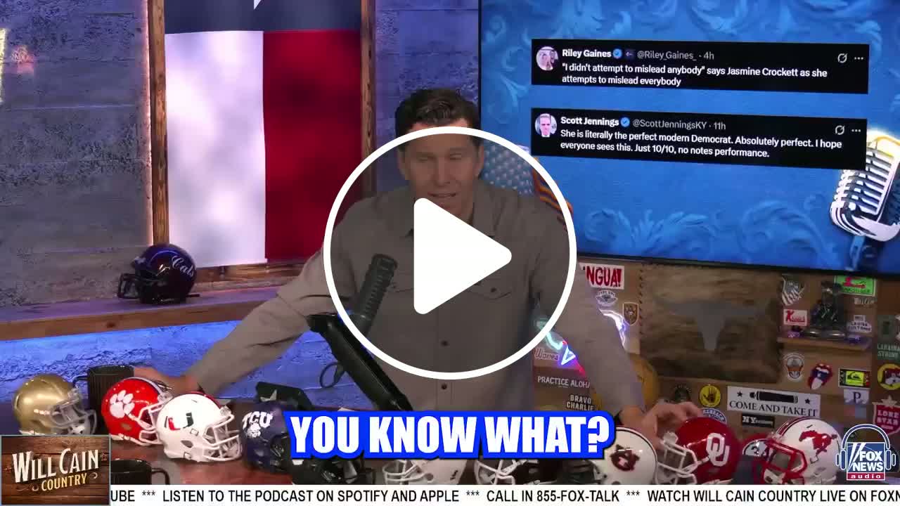 'NOT THAT EPSTEIN': willcain calls out Rep. Jasmine Crockett for ...