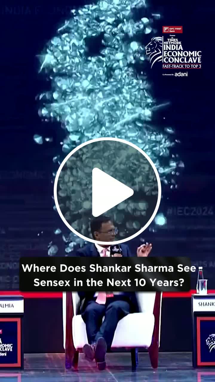 Speaking at the Times Networks India Economic Conclave, Shankar Sharma ...